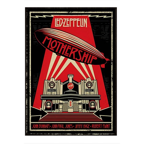 Ekart LED Zeppelin Model Ahşap Tablo 32CM X44CM Fiyatı