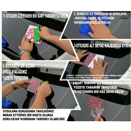 Kolge Oto Sticker-Kaput Sticker Araç Sticker-Araç Cam Fiyatı