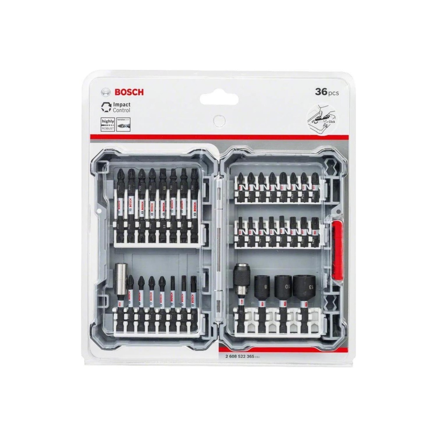 Bosch Vidalama Ucu Impact Control Set (36 PARÇA)-2608522365 Fiyatı