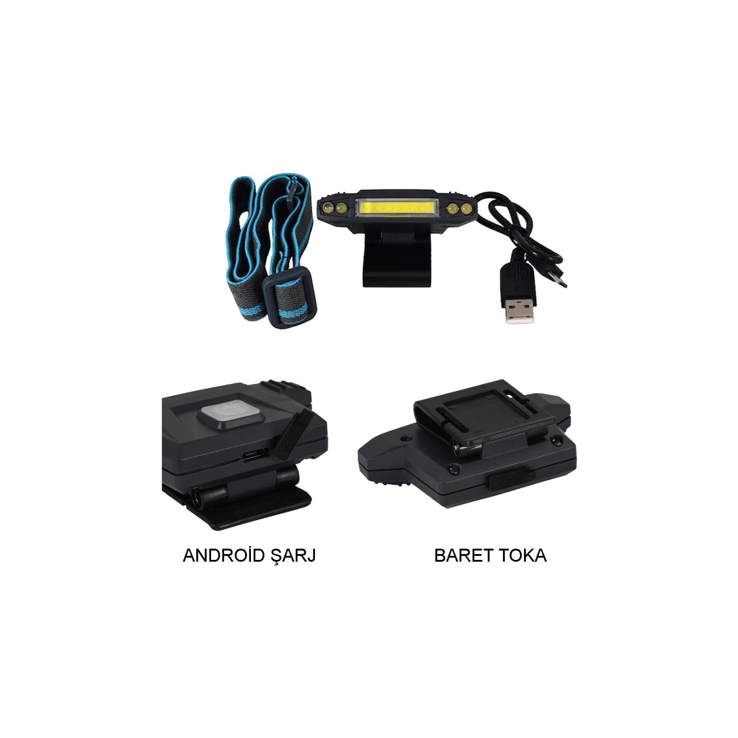 Ultratekno WT-606 Şarjlı Kafa Feneri Avcı , Balıkçı , Kamp Fiyatı