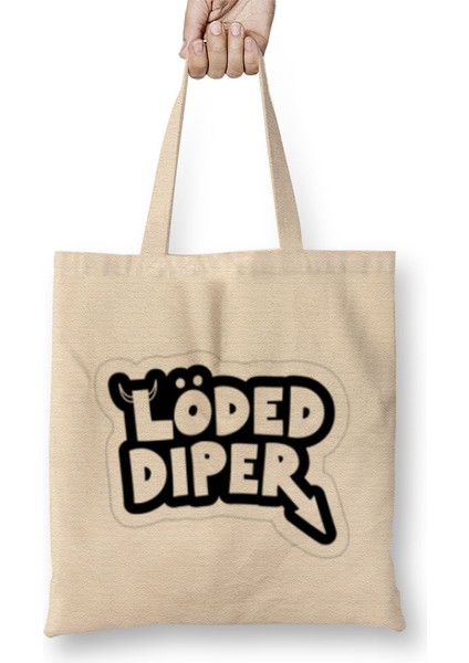 Loaded Diaper Logo Bez Çanta Uzun Saplı Fiyatı - Taksit Seçenekleri