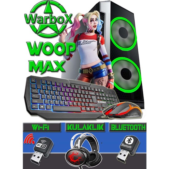 Warbox Woop Max I7 2600 16GB Ram 512GB SSD R7 240-4GB Fiyatı