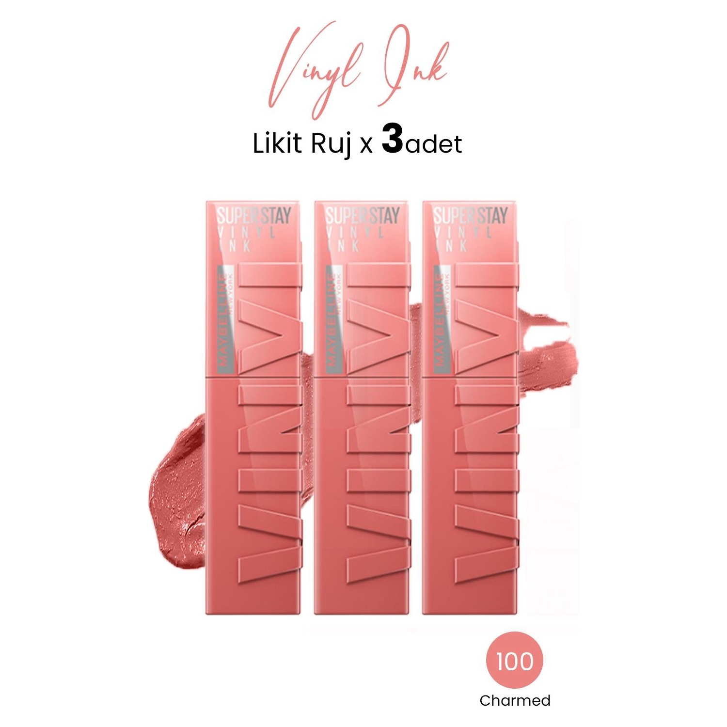 Maybelline New York Super Stay Vinyl Ink Likit Ruj 100 Fiyatı
