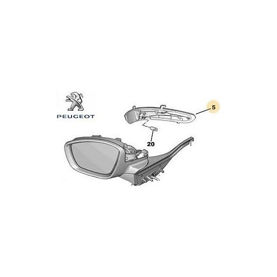 Psa Dıs Ayna Sınyalı Sol Peugeot 208/2008 11-/cıtroen C3 16- Fiyatı