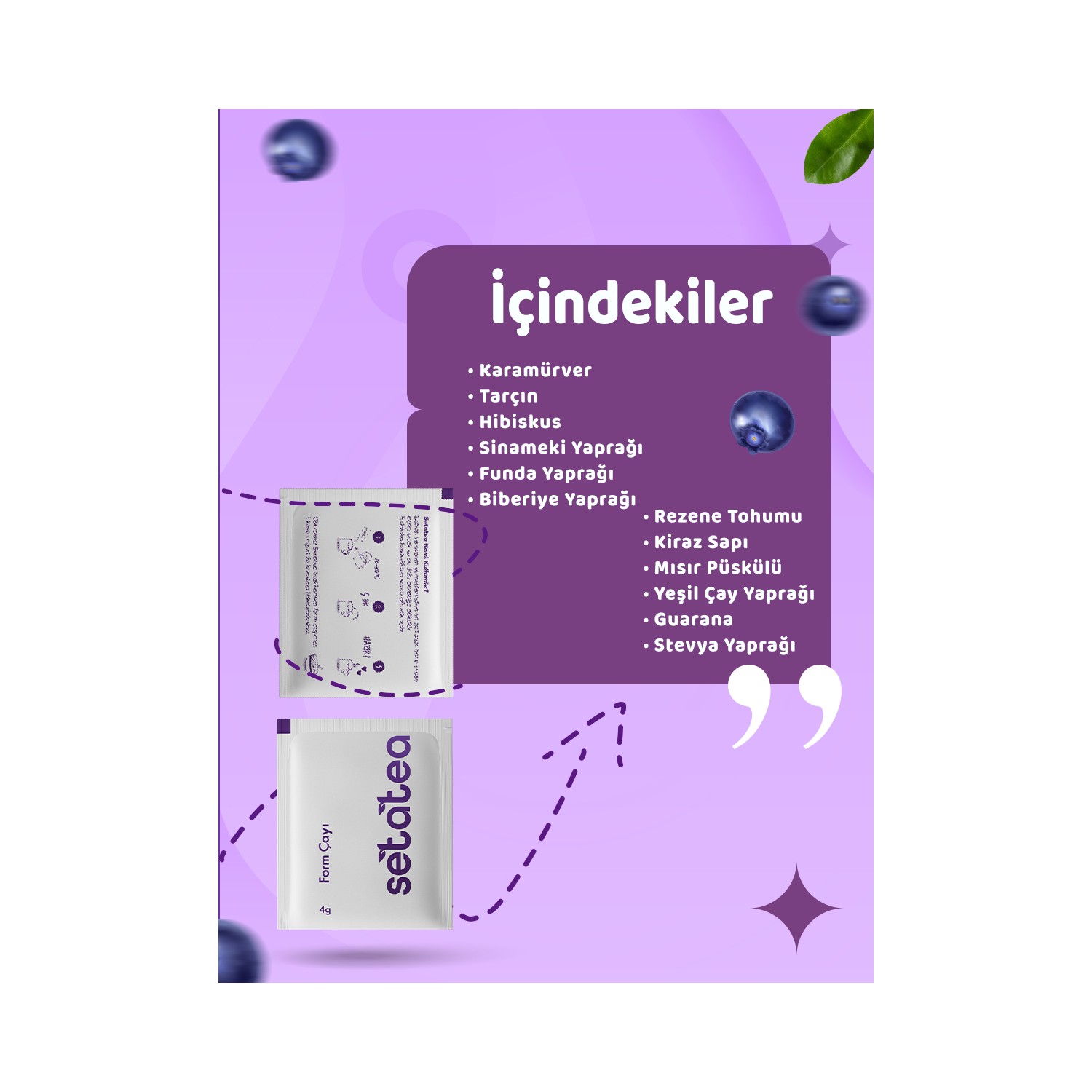 Seta Tea Form Çayı Karamürverli Bitki 3'lü Fiyatı