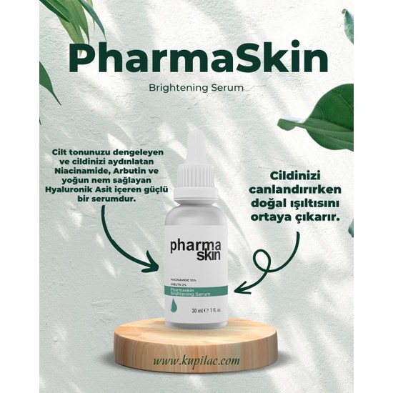 Pharmaskin Brightening Serum - Niacinamide 10, Arbutin 2 & Fiyatı