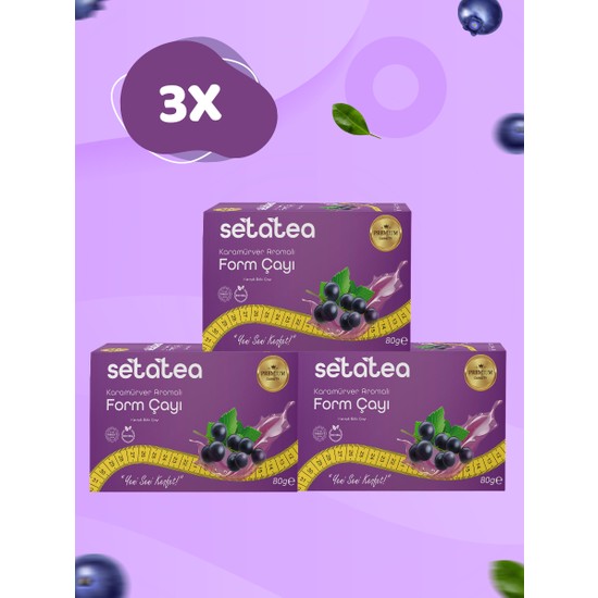 Seta Tea Form Çayı Karamürverli Bitki 3'lü Fiyatı