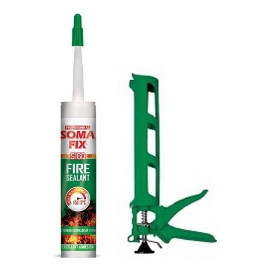 Somafix Siyah 1500 'c Yangına Dayanıklı Isı Şömine Mastiği Fiyatı