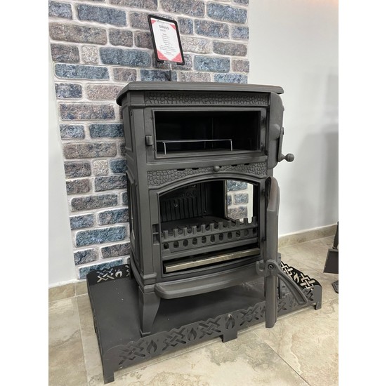 Flame Stove FS-011 Sirius Maxi 3 Camlı Kuzineli Döküm Fiyatı