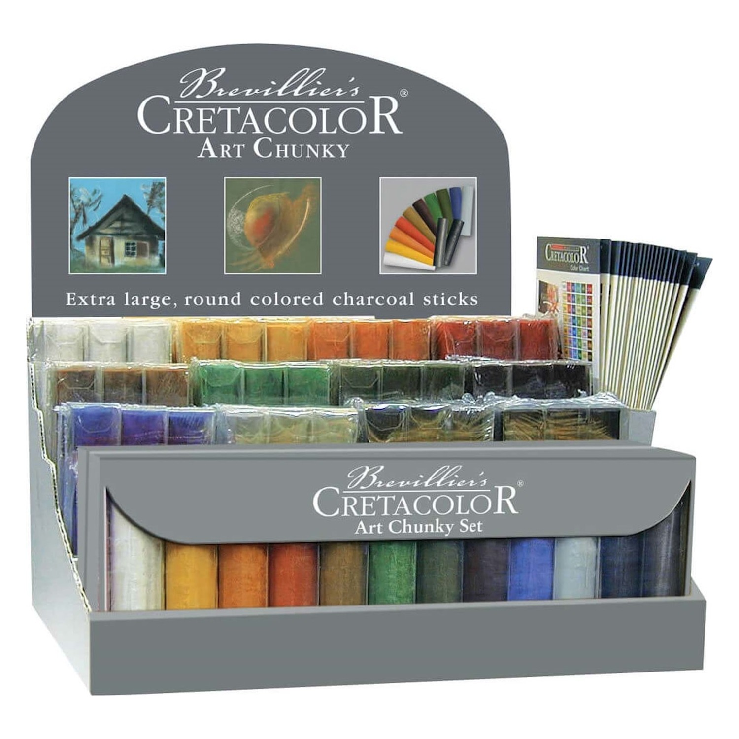 CretaColor Chunky Charcoal 18 mm Sepia Dark Fiyatı