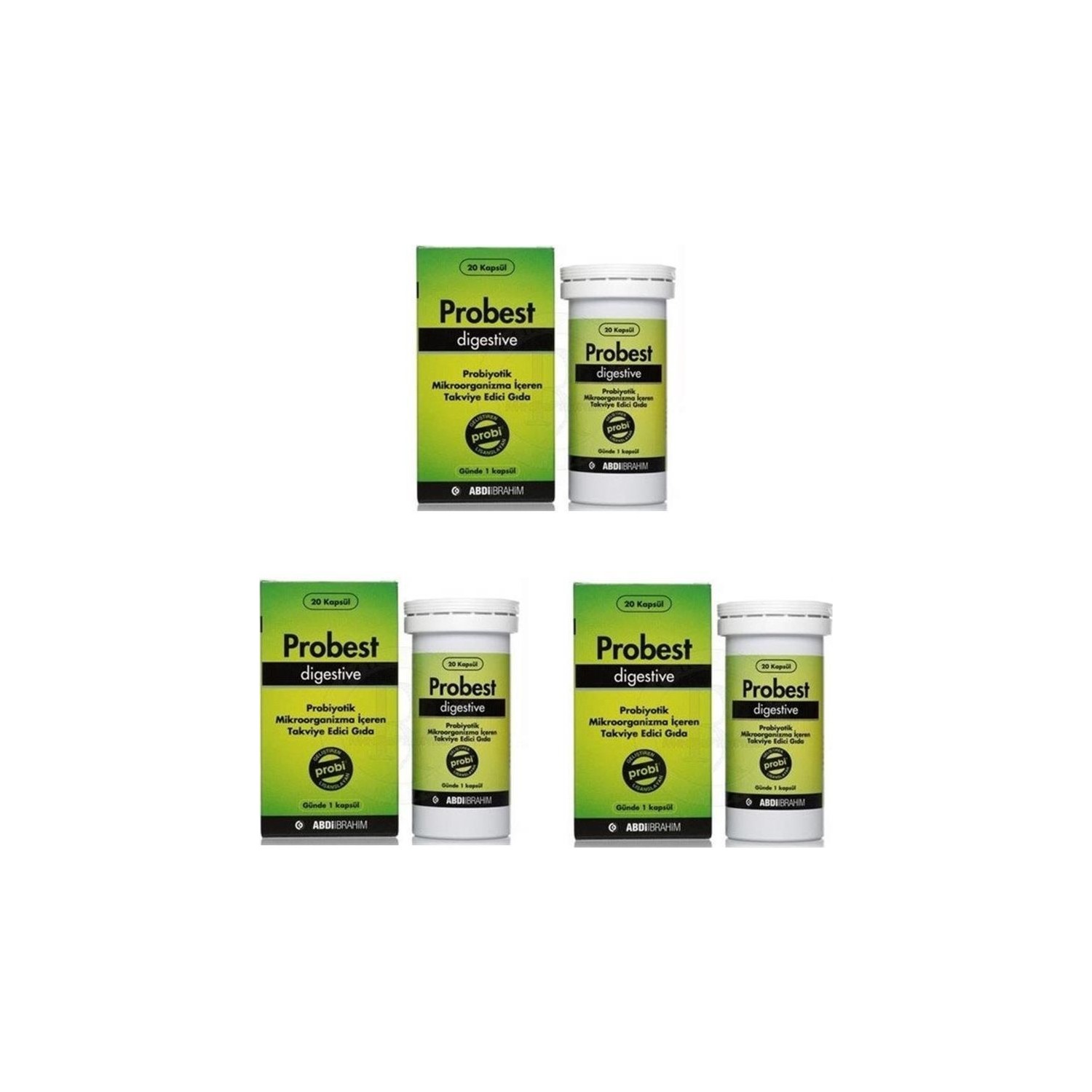 Probest Digestive Probiyotik 20 Kapsül 3 Kutu Fiyatı