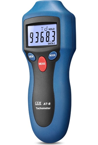 Cem At-8 Temaslı Temassız Optik Takometre