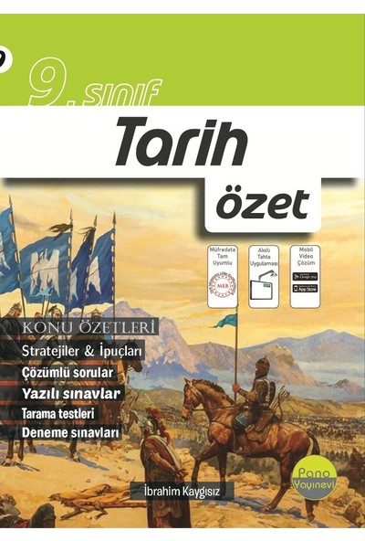 Pano Yayınları 9. Sınıf Tarih Özet Pano Yayınları 9. Sınıf Tarih Özet