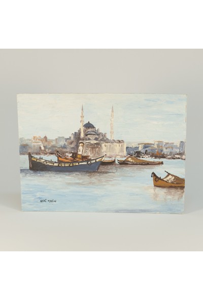 Dam Art Istanbul Boğaz Manzarası Yağlıboya Tablo 24X18 cm Dam Art Istanbul Boğaz Manzarası Yağlıboya Tablo 24X18 cm