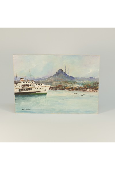 Dam Art Istanbul Boğaz Manzarası Yağlıboya Tablo 26X19 cm Dam Art Istanbul Boğaz Manzarası Yağlıboya Tablo 26X19 cm