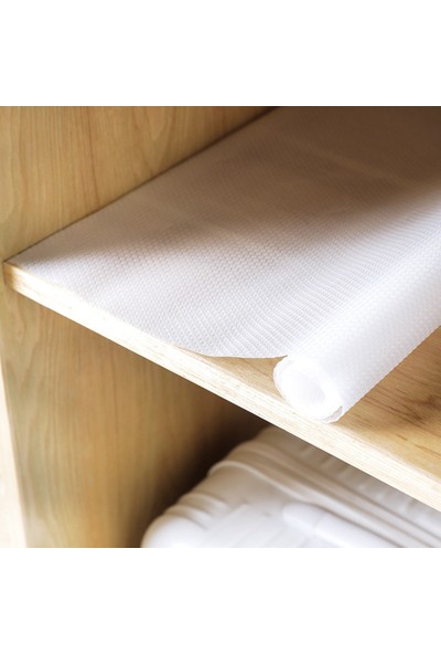 Fenx Eva Şeffaf Kaydırmaz Raf ve Dolap Örtüsü En 45 cm