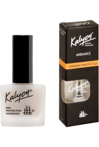 Kalyon Sararmayı Önleyici Cila 11 ml + Tırnak Besleyici 2'li Set