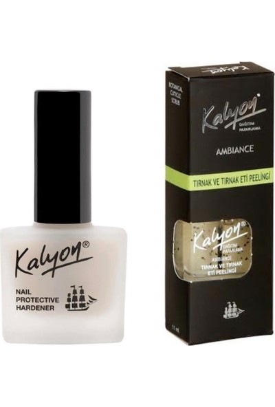 Kalyon Tırnak ve Tırnak Eti Peelingi 11 ml + Tırnak Besleyici 2'li Set