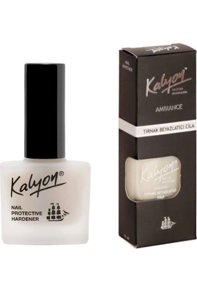 Kalyon Tırnak Beyazlatıcı Cila 11 ml + Tırnak Besleyici 2'li Set