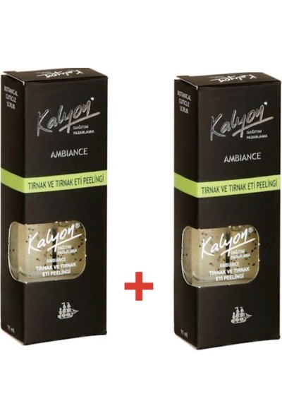 Kalyon Tırnak ve Tırnak Eti Peelingi 11ml 2'li Set Kalyon Tırnak ve Tırnak Eti Peelingi 11ml 2'li Set