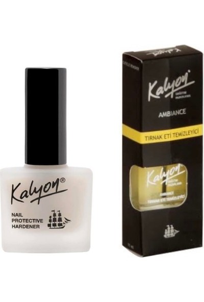 Kalyon Tırnak Eti Temizleyici + Tırnak Besleyici 2'li Set