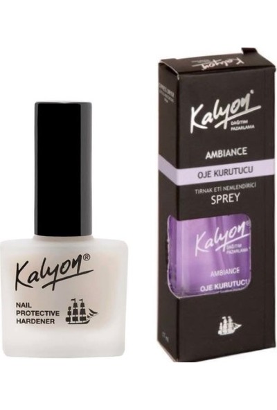 Kalyon Oje Kurutucu Nem.sprey + Tırnak 2'li Set