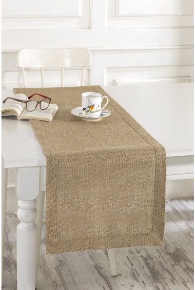 Ödel Home Jut Kumaş Kalın Dikişli Runner