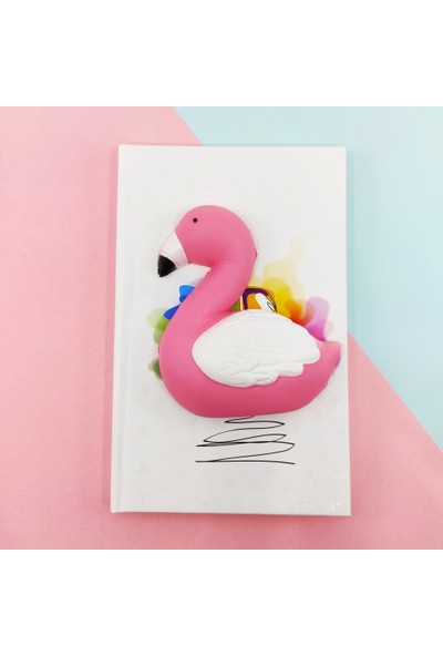 Squishy Defter A5 Flamingo