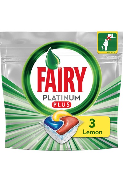 Fairy Platinum Plus 3 Yıkama Bulaşık Makinesi Deterjanı Fairy Platinum Plus 3 Yıkama Bulaşık Makinesi Deterjanı