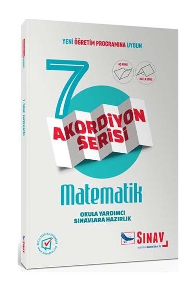 Sınav Yayınları 7. Sınıf Matematik Akordiyon Kitap