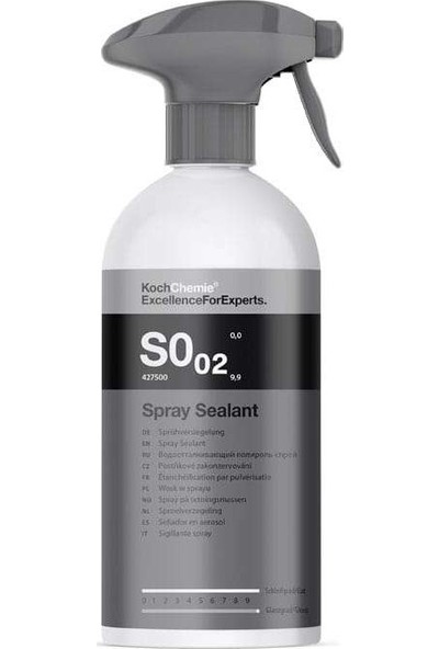 Koch Chemie S0.02 Spray Sealant - Hidrofobik Hızlı Cila - 500 ml Koch Chemie S0.02 Spray Sealant - Hidrofobik Hızlı Cila - 500 ml