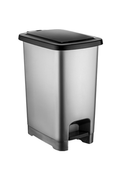 Şenyayla 40 Lt Slim Pedallı Çöp Kovası Gri Şenyayla 40 Lt Slim Pedallı Çöp Kovası Gri