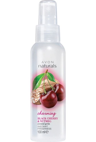 Avon Naturals Charming Vişne ve Muskat Kokulu Vücut Spreyi 100 Ml. Avon Naturals Charming Vişne ve Muskat Kokulu Vücut Spreyi 100 Ml.