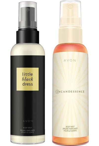 Avon Little Black Dress ve Incandessence Kadın Vücut Spreyi Paketi