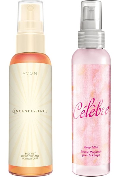 Avon Incandessence ve Celebre Kadın Vücut Spreyi Paketi