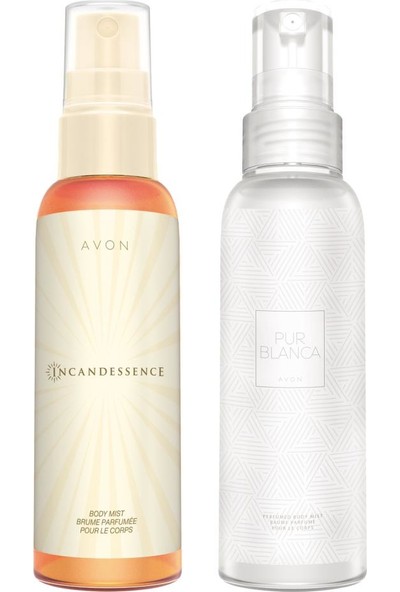 Avon Incandessence ve Pur Blanca Kadın Vücut Spreyi Paketi