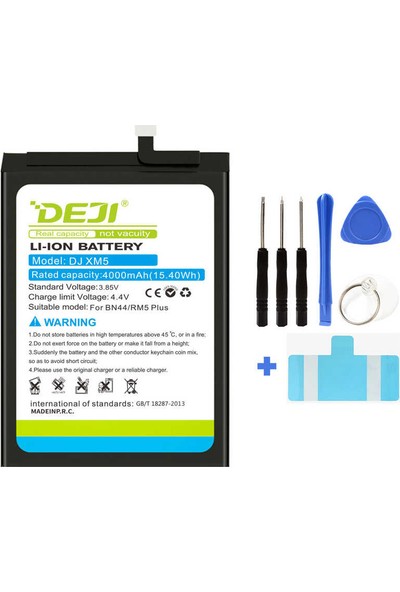 Deji Xiaomi Redmi 5 Plus (BN44) 4000mAh Batarya Deji Xiaomi Redmi 5 Plus (BN44) 4000mAh Batarya