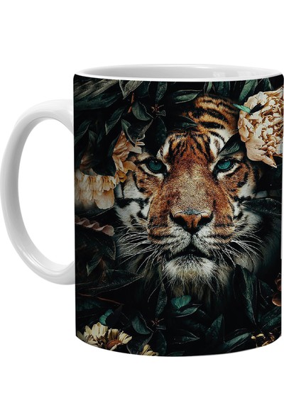 Flipped Tiger Tasarım Kupa Bardak