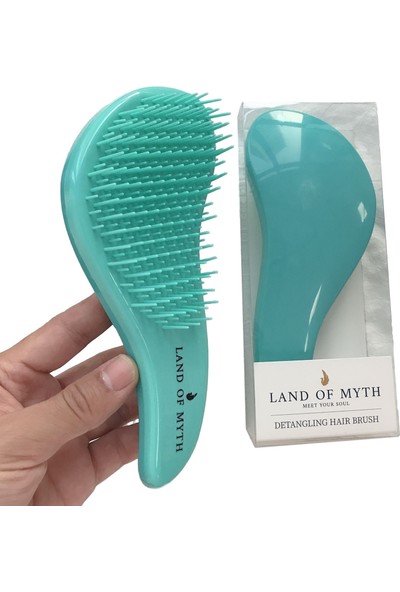Land Of Myth LOM1010 Kavisli Saç Açma Tarağı - Açık Mavi Land Of Myth LOM1010 Kavisli Saç Açma Tarağı - Açık Mavi