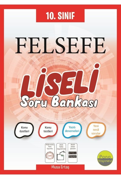 Pano 10. Sınıf Felsefe Soru Bankası (Liseli) Pano 10. Sınıf Felsefe Soru Bankası (Liseli)