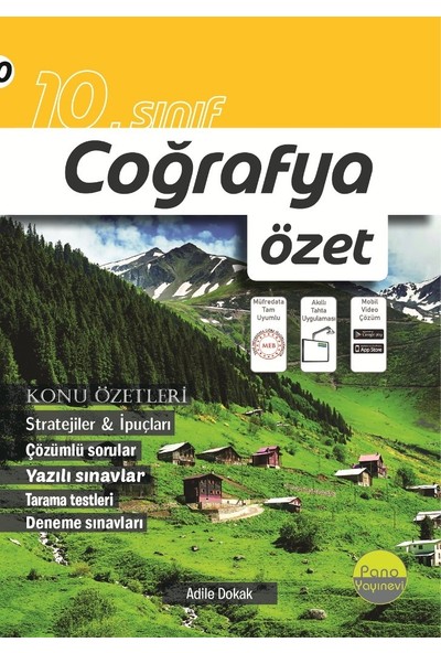 Pano 10. Sınıf Coğrafya Özet