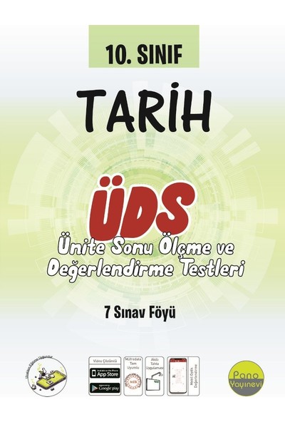 Pano 10. Sınıf Tarih Ünite Değerlendirme Sınavı (7 Sınav)