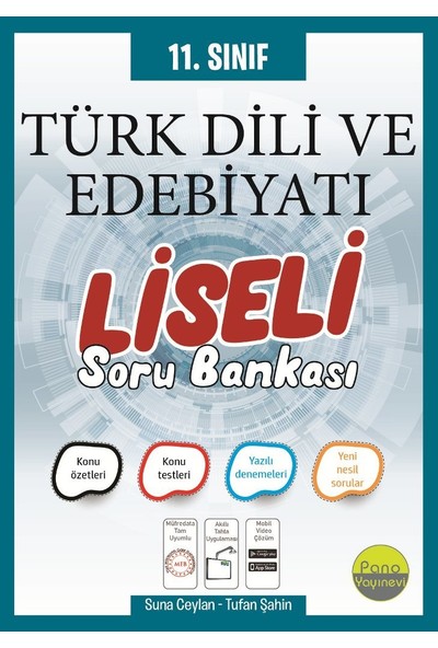 Pano 11. Sınıf Türk Dili ve Edebiyatı Soru Bankası (Liseli)