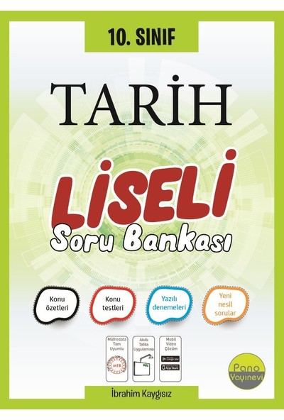Pano 10. Sınıf Tarih Soru Bankası (Liseli)