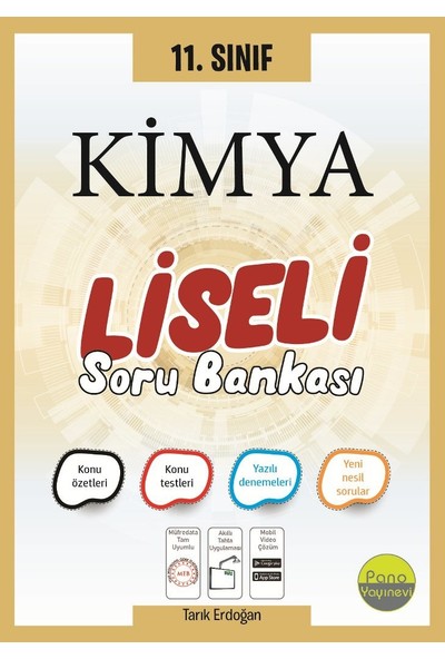 Pano 11. Sınıf Kimya Soru Bankası (Liseli)