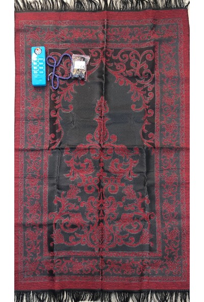 Sema Sesli Namaz Kıldıran Seccade Mavi Pusulalı Kulaklıklı