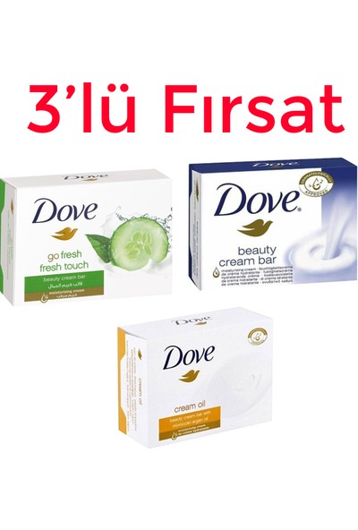 Dove Sabun 100GR ( 3'lü Fırsat Seti )
