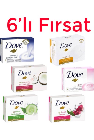 Dove Sabun 6'lı Fırsat Seti