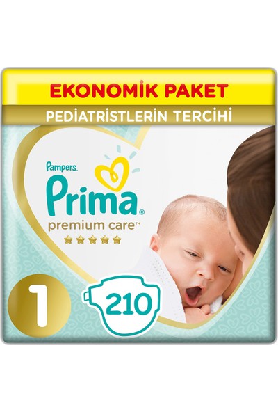 Prima Premium Care Bebek Bezi 1 Beden Yenidoğan 2-5 Kg (3*70) 210 2-5 Kg Prima Premium Care Bebek Bezi 1 Beden Yenidoğan 2-5 Kg (3*70) 210 2-5 Kg