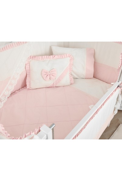 Meltem Smart Bambino Pudra Pamuklu Bebek Uyku Seti - 70x110 cm